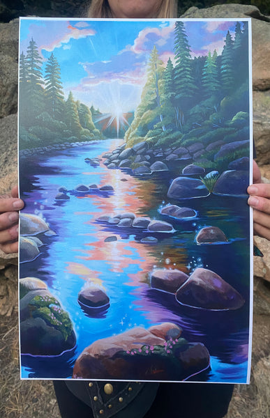 “Reflections” Paper Print – Kirstie Connon Art